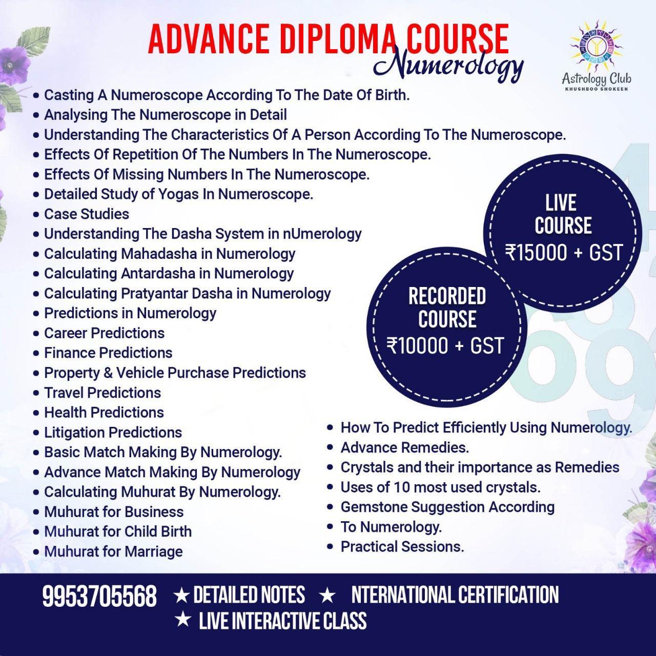 Online Numerology Learning Course - Get International cert.